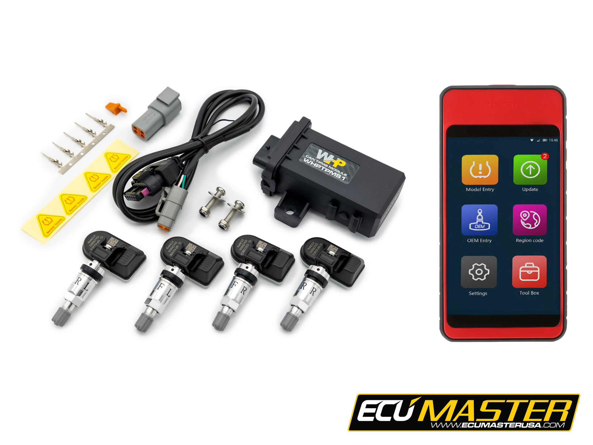 WHP TPMS to CAN (Internal Sensors) – ECUMaster USA