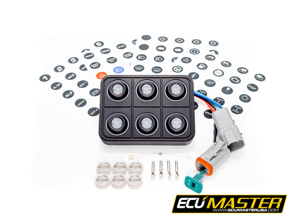 6-Position CAN Keyboard – ECUMaster USA